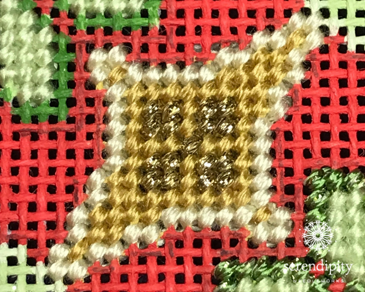 Using Diagonal Tent Stitch in Irregular Shapes - Serendipity Needleworks