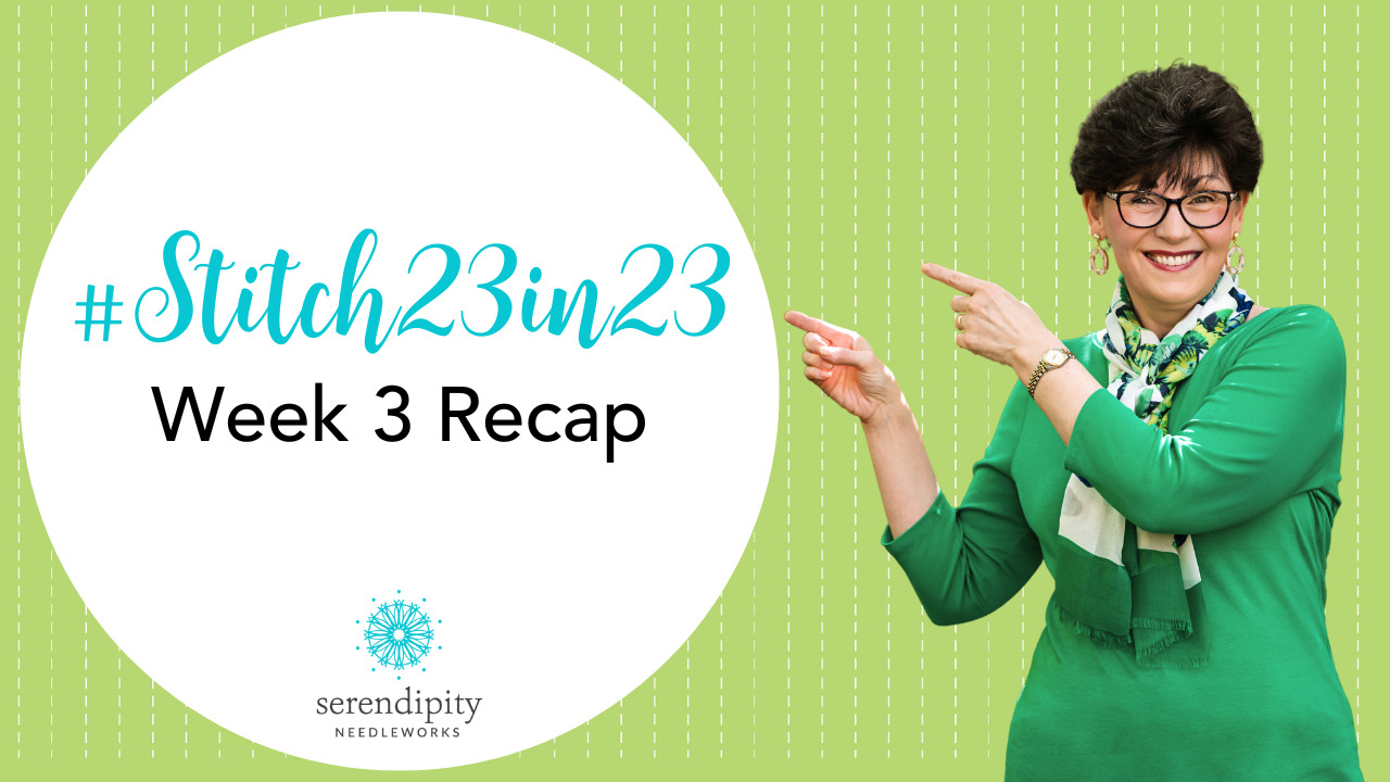 Stitch 23 in 23: Week 3 Recap - Serendipity Needleworks